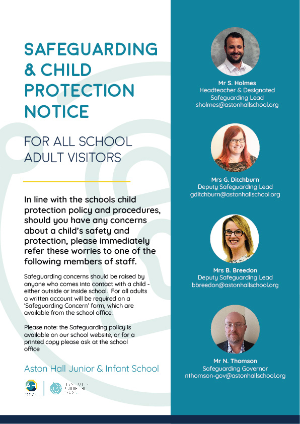 Safeguarding – Aston Hall Junior & Infant School
